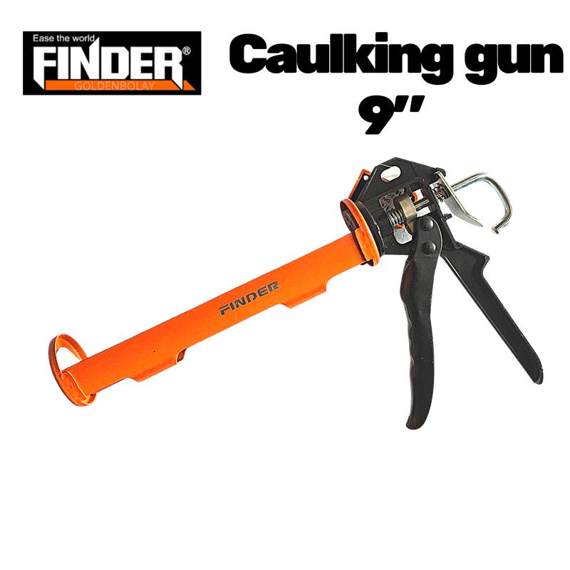 FINDER Caulking gun Aluminum tube body with shaft pusher Hig - TikTok ...
