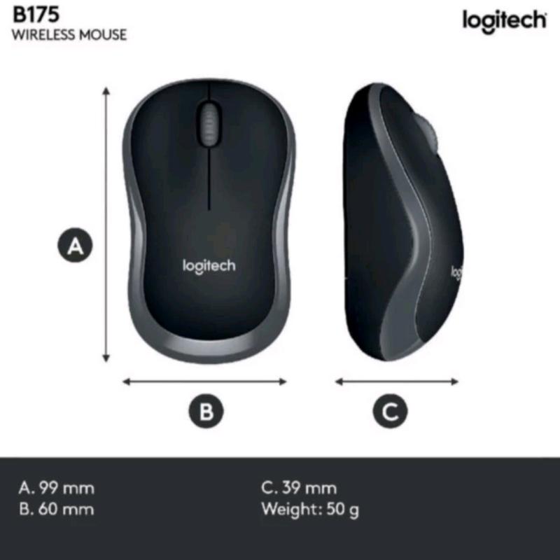 Logitech B175 Wireless Mouse B-175 Garansi Resmi - Shop | Tokopedia