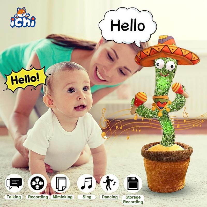 Dancing Talking Cactus Toys With 120 Songs For Baby Boys And - TikTok ...