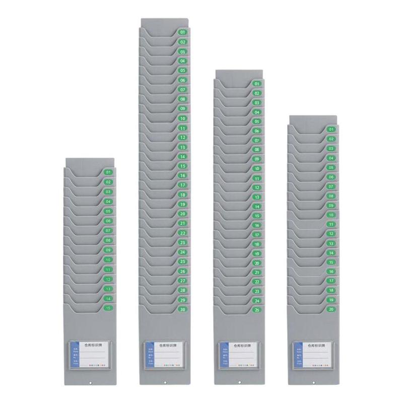 Time Cards Rack for Office Punch in Clock Out Easy to Hang Time ...