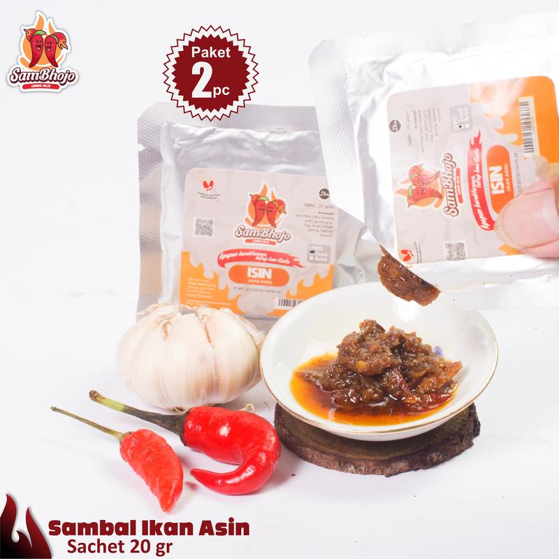 SamBhojo Sambal Ikan Asin (Bojo Isin) 2pc Sambal Sachet 20 gr - Shop ...
