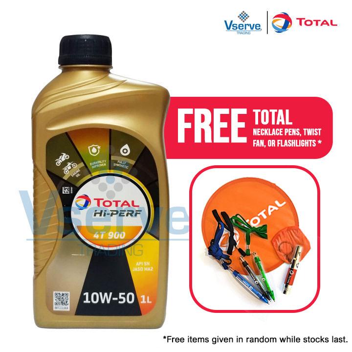 Total Hi-Perf 4T 900 10W-50 Fully Synthetic Engine Oil for Motorcycles ...