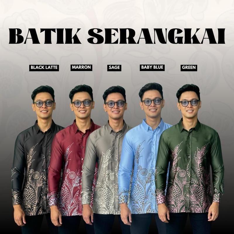 BH Baju Batik Long Sleeve SERANGKAI Colllection - TikTok Shop Malaysia