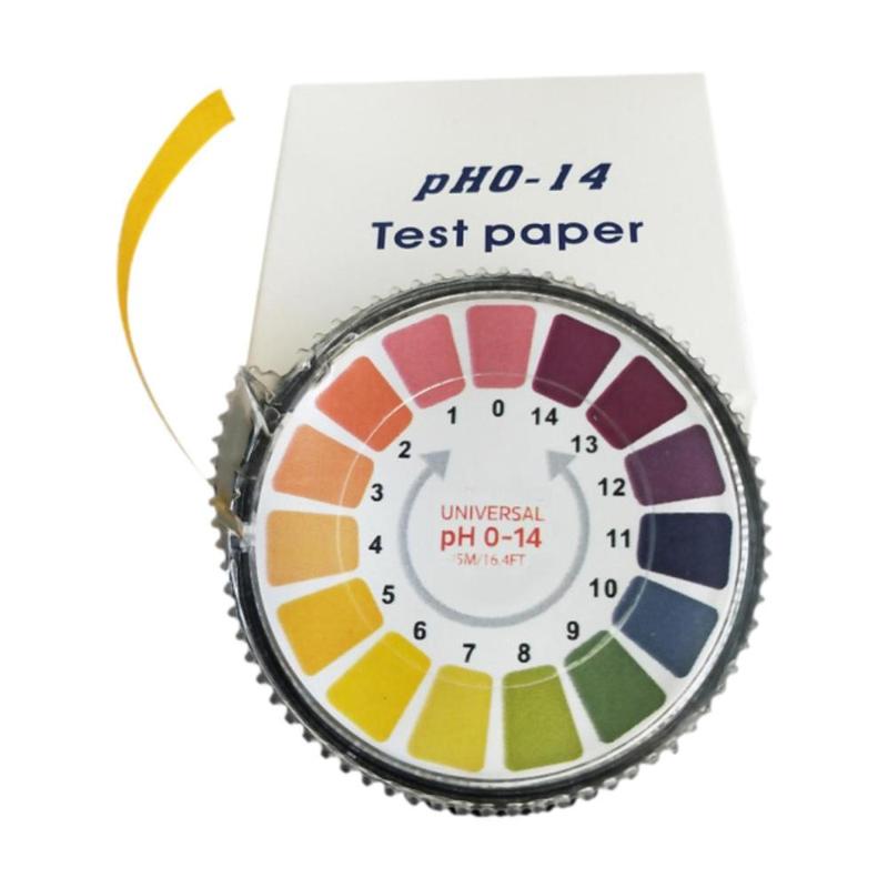5M Roll PH Exam Paper Water Tester Easy to Use PH 0-14 Portable ...