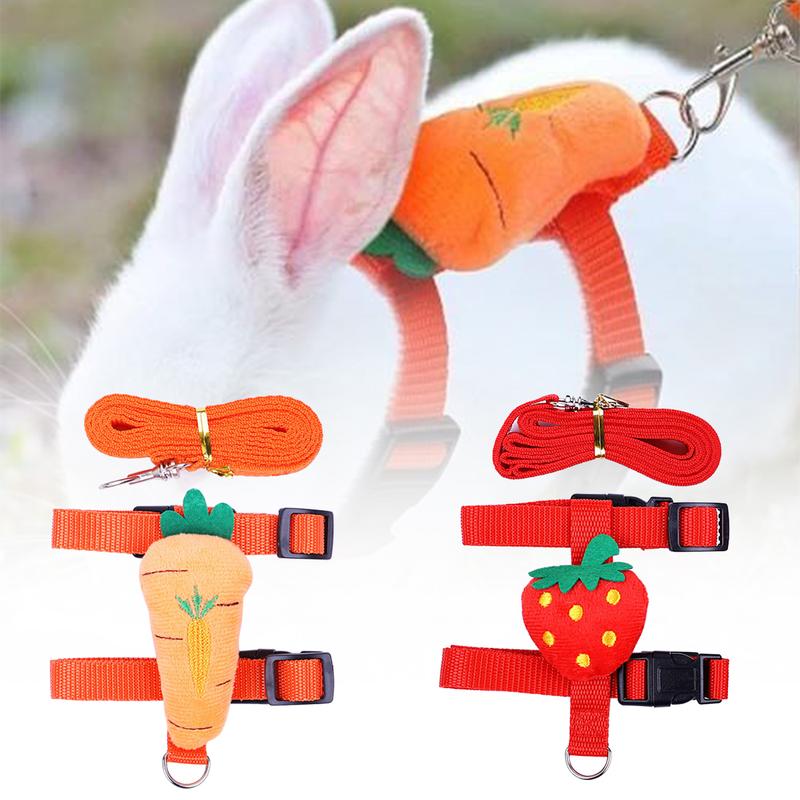 Adjustable Hamster Rabbit Small Pets Chest Strap Outdoor Traction ...