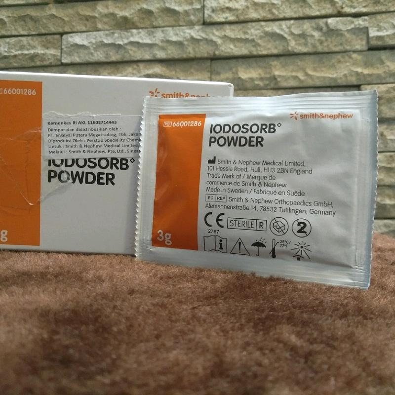 Iodosorb powder kemasan 3 gr untuk mengatasi luka yang terinfeksi ...