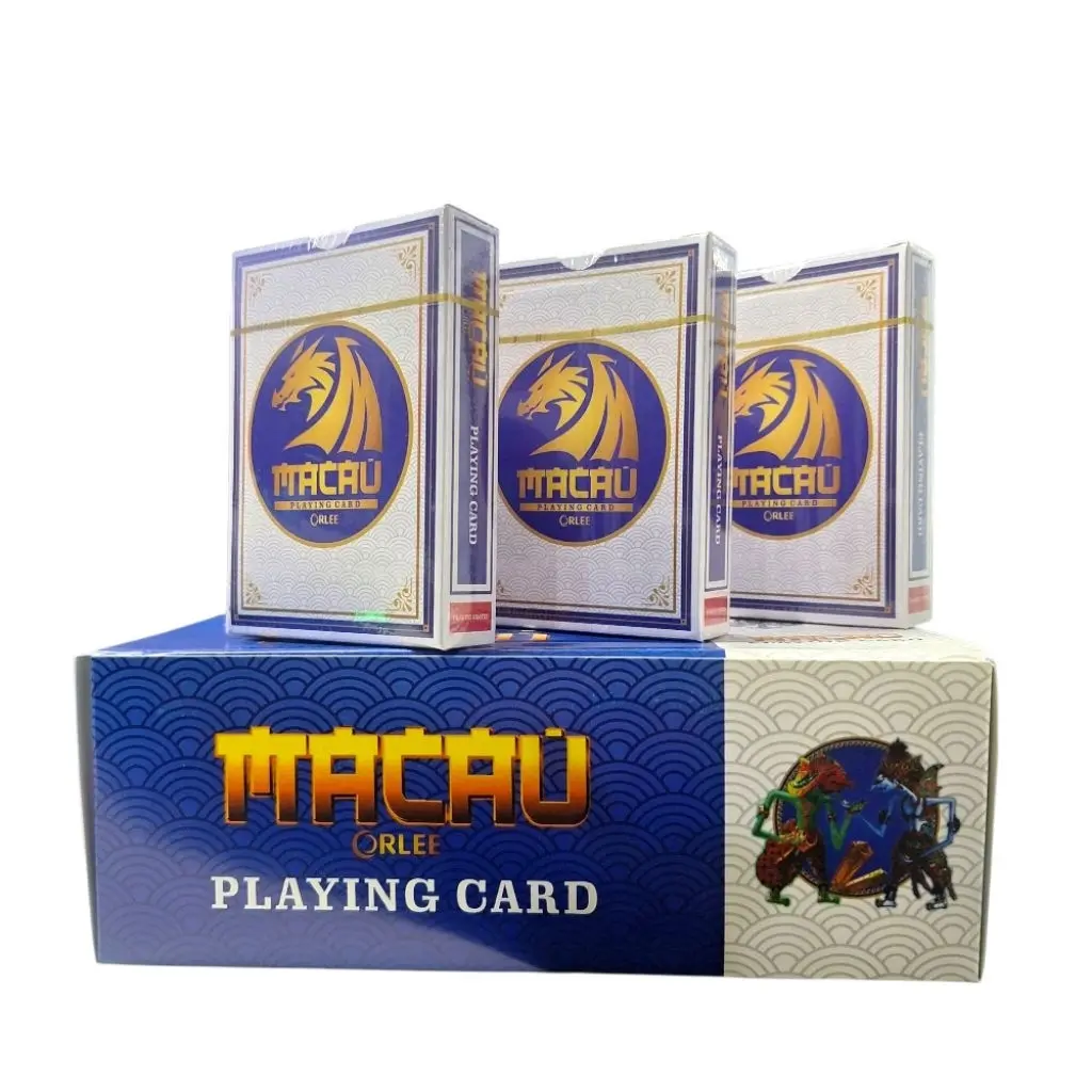 MURAH 12 pcs PLAYING CARD-Kartu Remi MACAU ORLEE/Permainan Kartu/Joker ...
