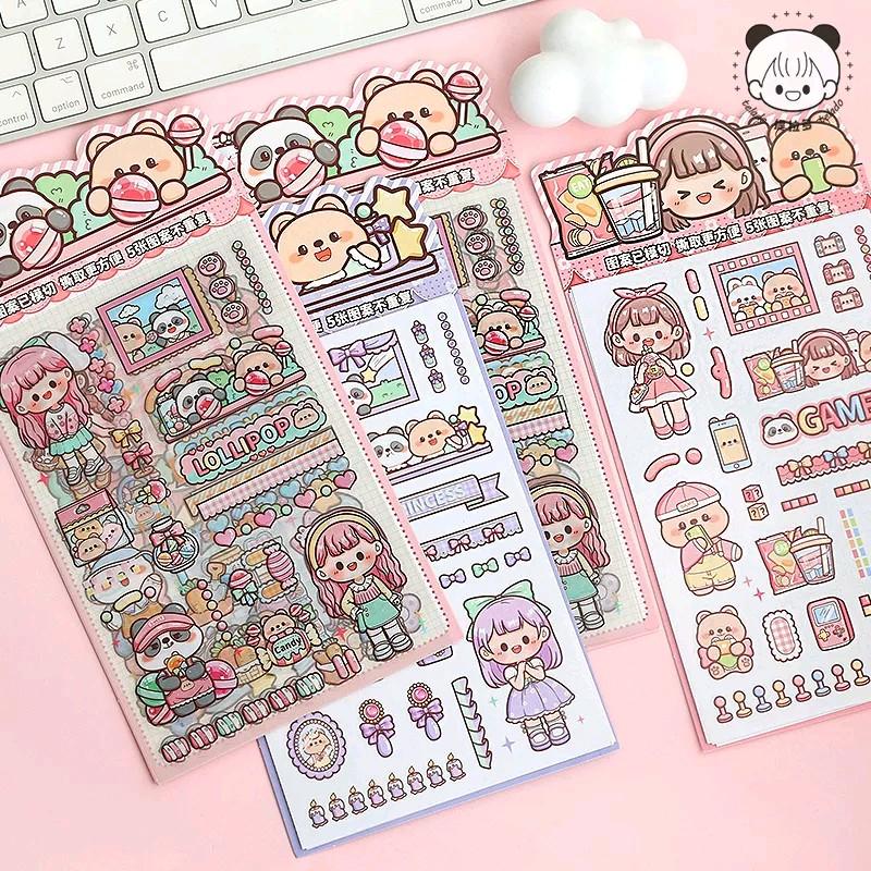 Stiker pack telado deco duo duo girls dodojam cute lucu kawaii - Shop ...