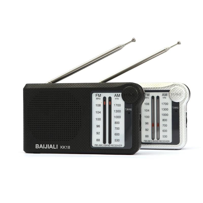 Radio Full Band Built-in Speaker Compact Outdoor Portable Rope Handle ...
