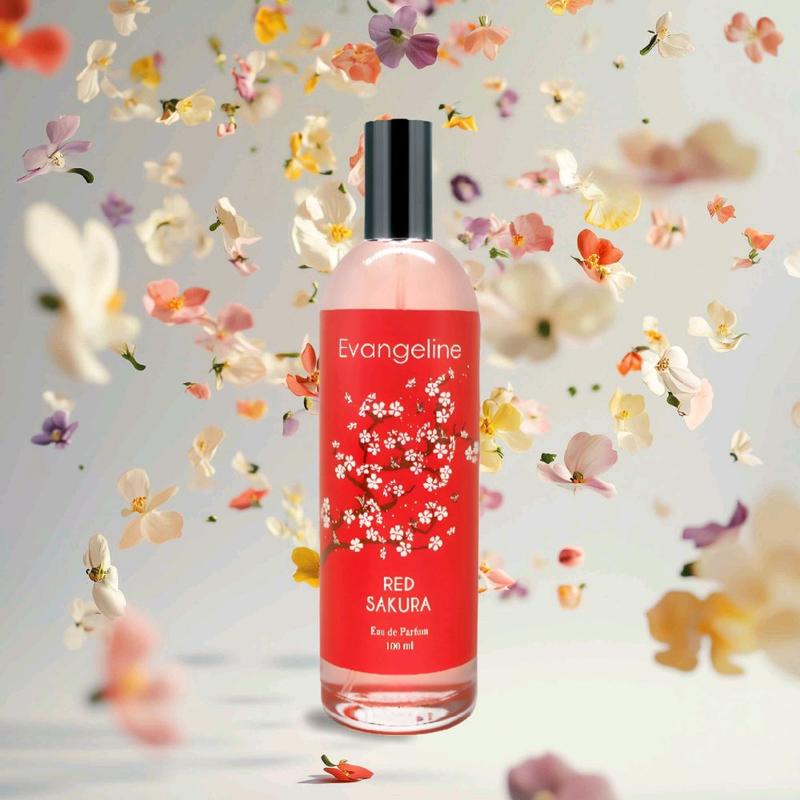 Parfum Red Sakura Evangeline Terbaru Aroma Bunga yang Manis Dan Elegan ...