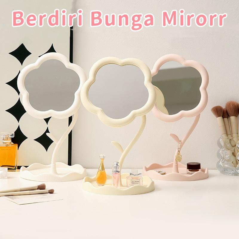 Vixplorn Berdiri Bunga Mirorr/ Cermin Bunga Standing Mirror Makeup ...