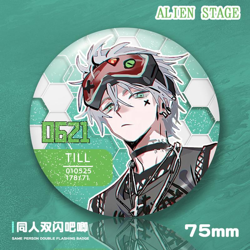 Alien Stage 75mm Double Sparkle Badges - IVAN & TILL PET Anime - TikTok ...