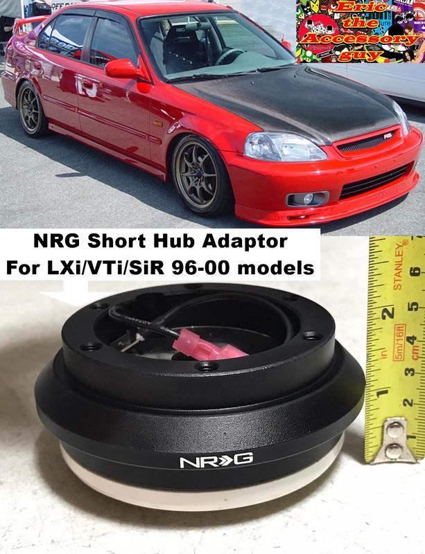 Honda Civic Lxi/VTi/SiR NRG Short Steering Wheel Hub for 1996-2000 ...