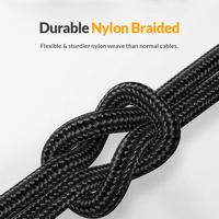 Promo UNEED Kabel Data Quick Charge for Type C Lightning Micro USB 20CM ...