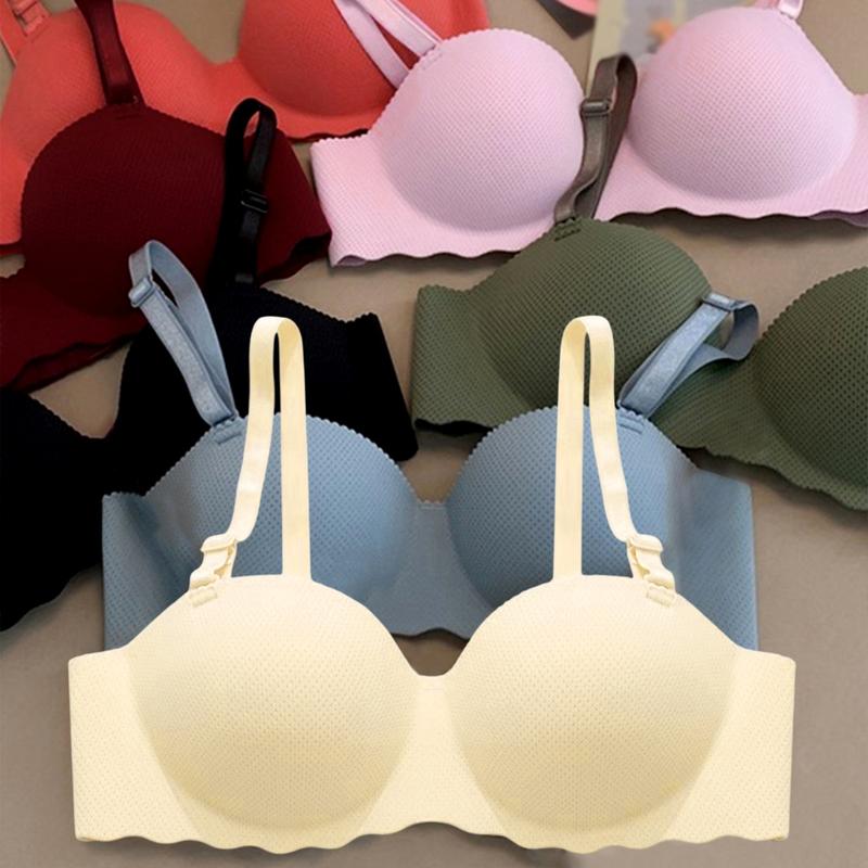 Solid Color Bra For Women Without Wire No Steel Ring Bralettes - TikTok ...