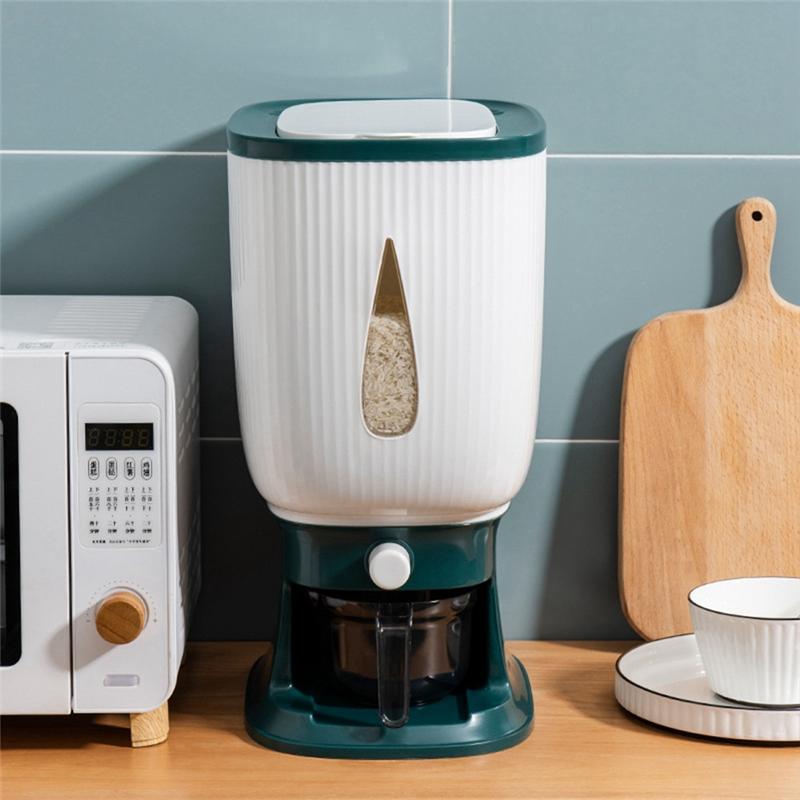 10Kg Automatic Rice Dispenser with Rinsing Cup Smart Rice Dispenser ...