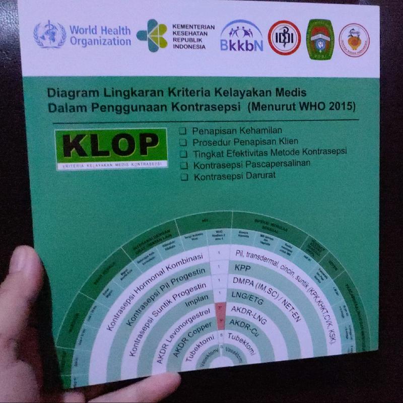 Lingkaran KLOP KB / Kriteria Kelayakan Medis KB / Medical Eligibility ...