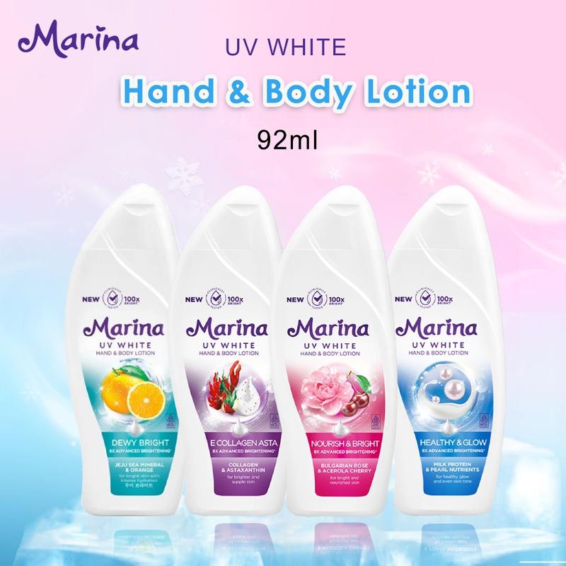 Marina UV White Hand And Body Lotion Nourish and Bright / Healty & Glow ...