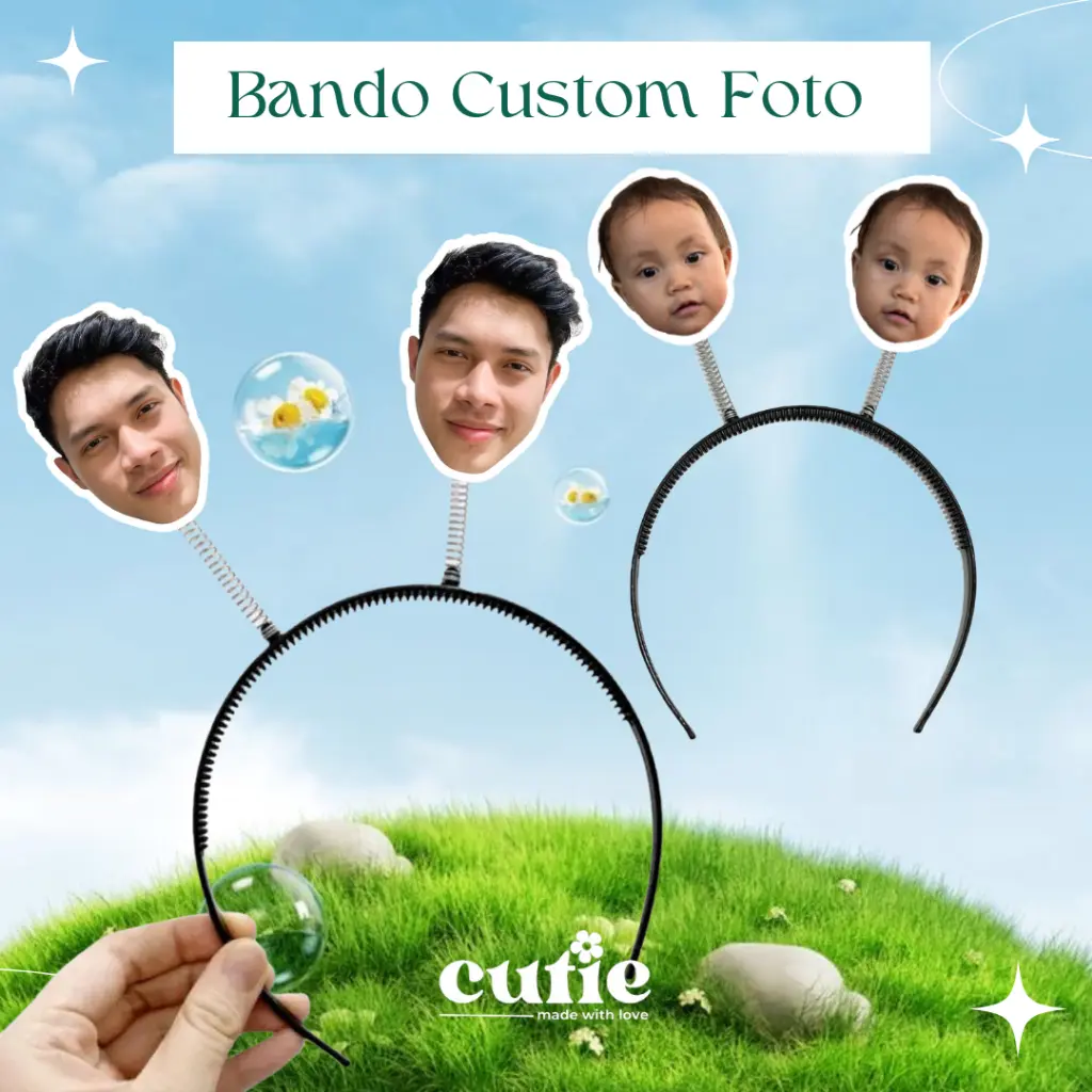(Custom) Bando Custom Wajah / Tulisan / Bando Tuing Tuing Custom - Shop ...