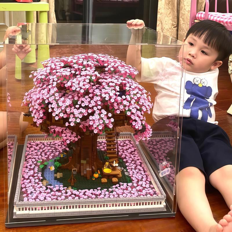 Blok Bangunan Rumah Pokok Sakura Lego, Serasi Besar, Ketinggian ...