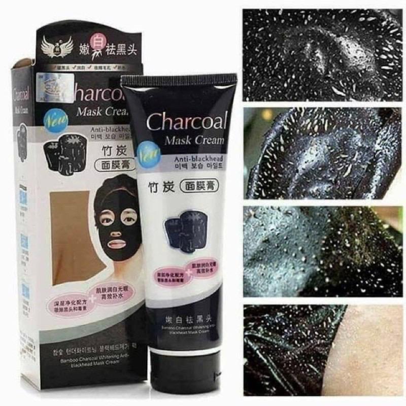 Charcoal Peel Off Blackhead Mask Whitehead Peel-Off Remover - TikTok ...