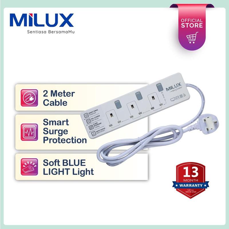 Milux Trailing Socket (MEC-8320) - TikTok Shop Malaysia