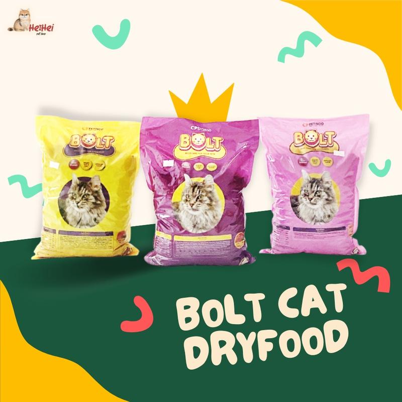 Bolt Cat Food Repack 1 kg - Cat Food Makanan Kucing Dryfood Termurah ...