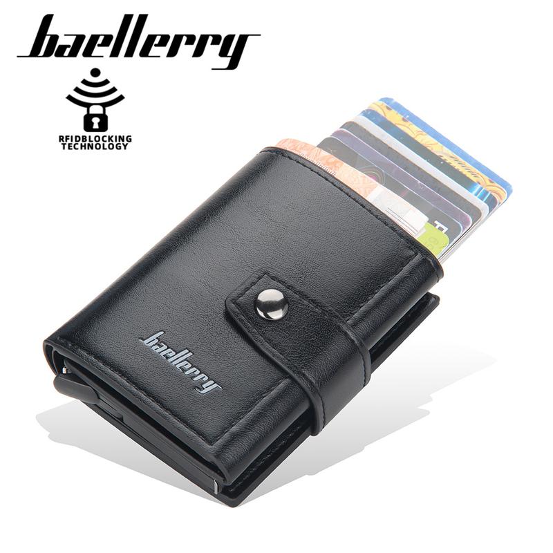Dompet Lelaki, Baellerry, Kotak Aluminium, Anti-Magnet, Anti-Kecurian ...