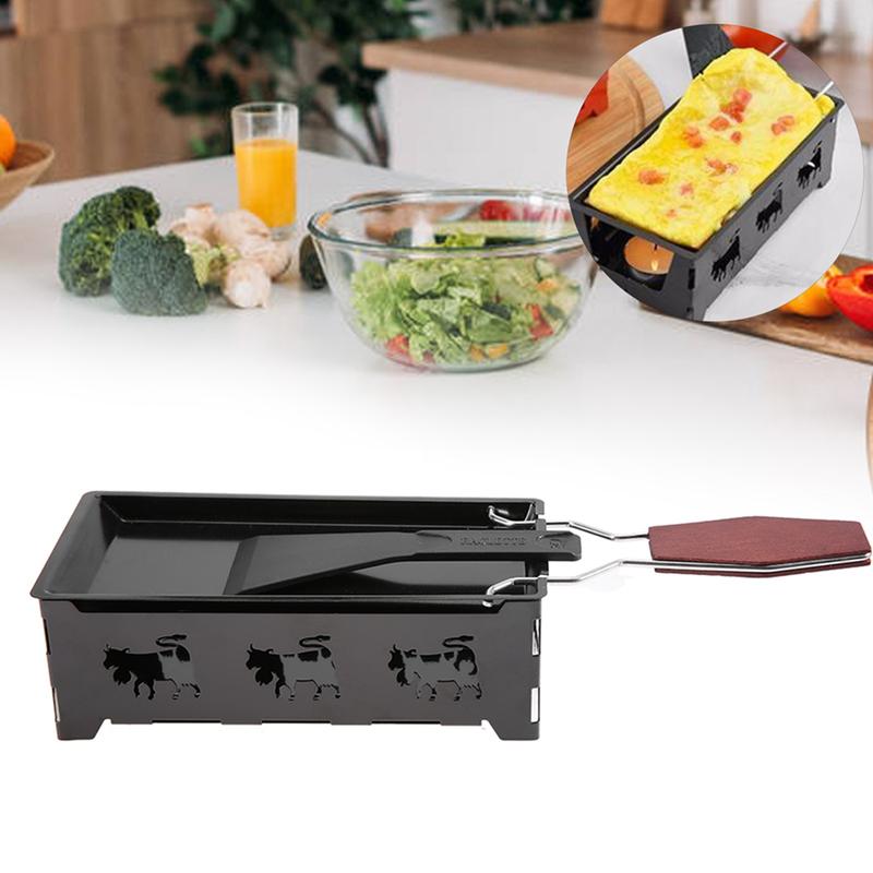 Cheese Raclette Portable Non-Stick Cheese Raclette Rotaster Baking ...