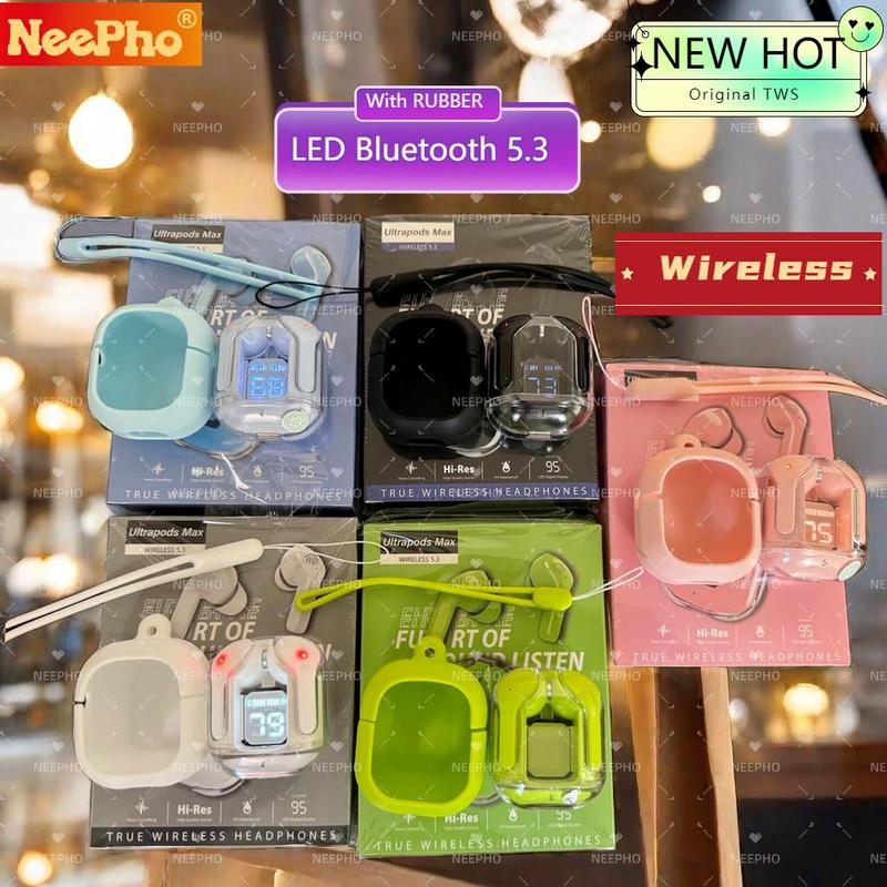 NeePho Original HK03 LED TWS 5color Transparent Bluetooth 5. - TikTok ...