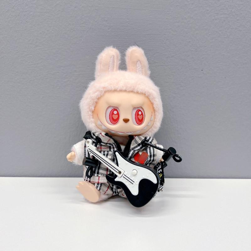 HF For 17cm Labubu Doll Clothes Fashion Color Match Hoodies Dolls ...