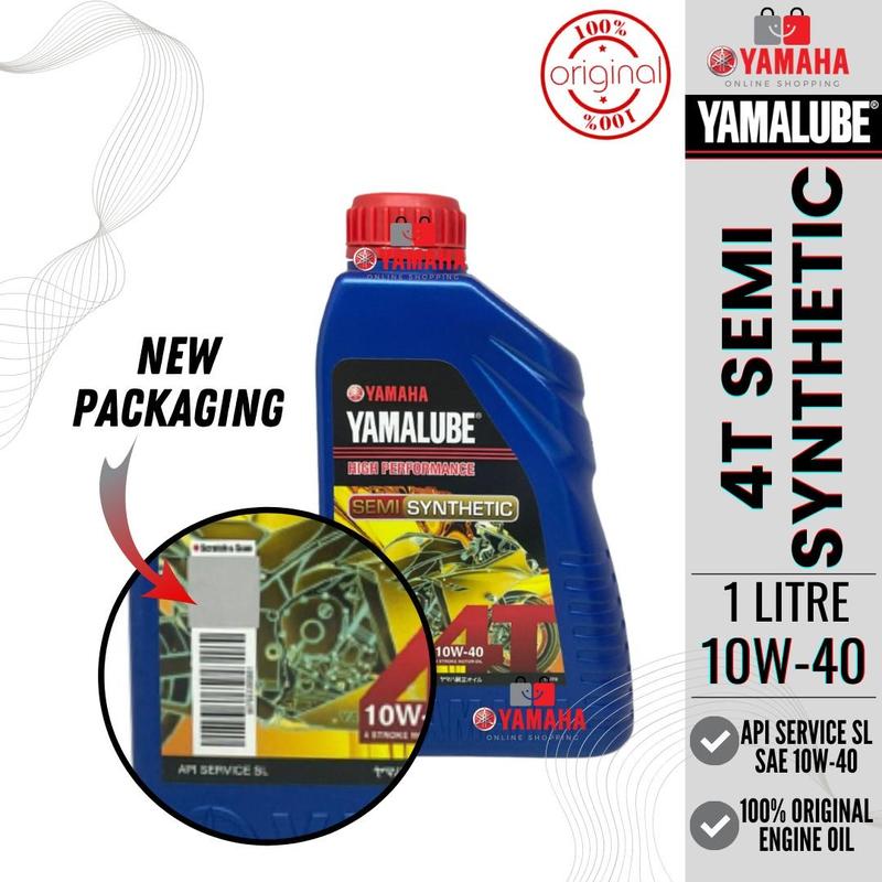 YAMALUBE 4T 10W-40 1LITER SEMI SYNTHETIC 1 LITER 90793-AH404 - TikTok ...