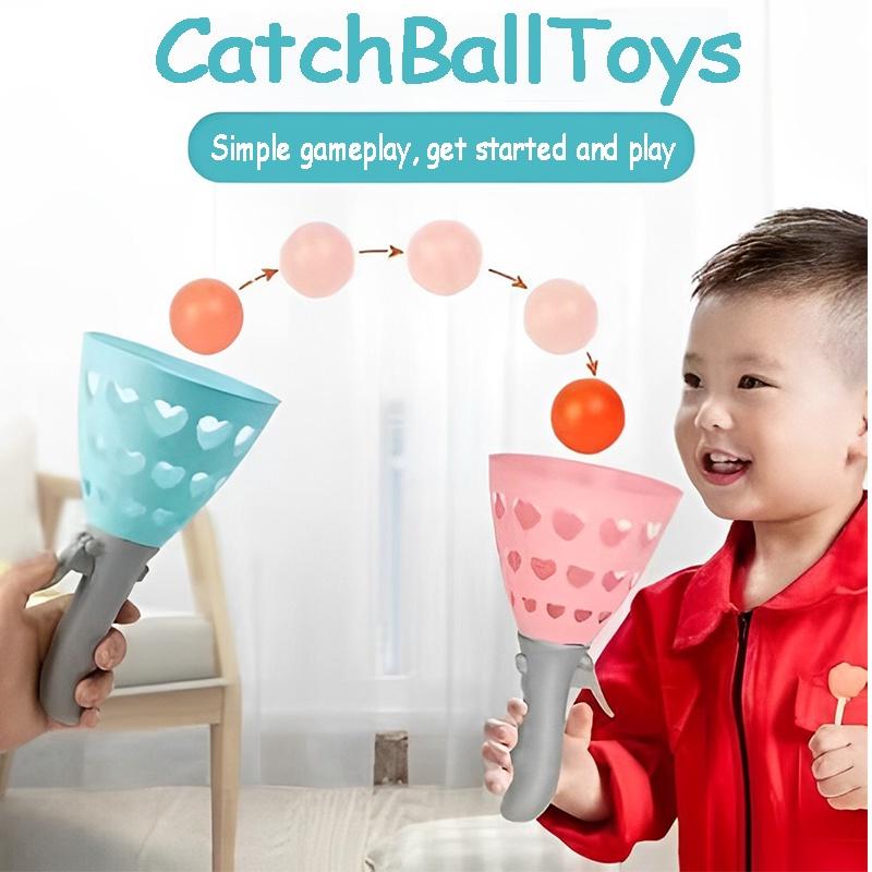 NEW Kid's Docking Launching Throwing Receiving Elastic Ball Toys ...