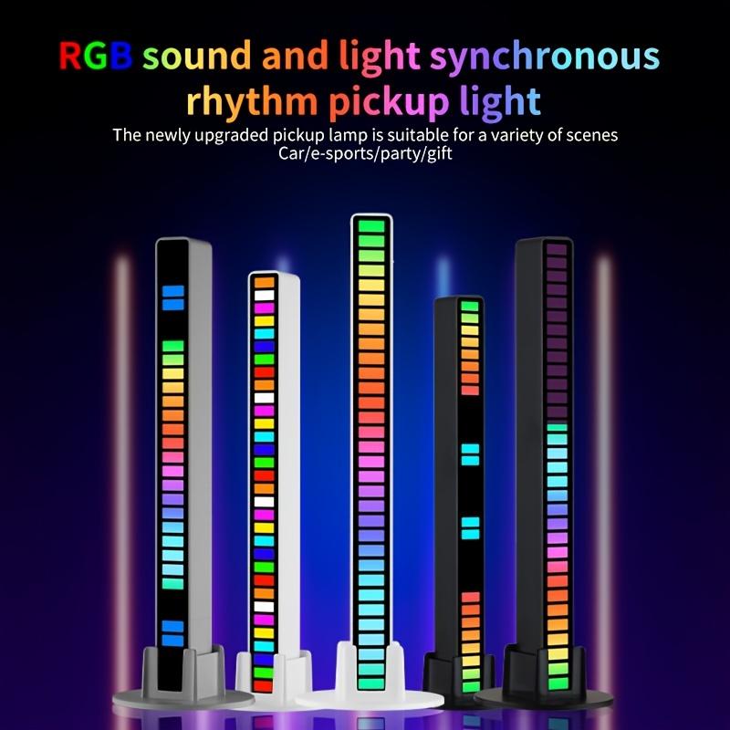 1pc Voice Control Ambient Light 16 Lights Voice Control LED Light ...