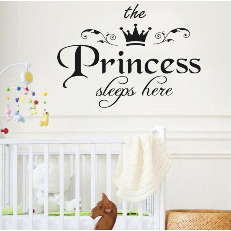 Sticker Hiasan Ruangan Dalam Bilik Tidur Sticker Princess Bedroom ...