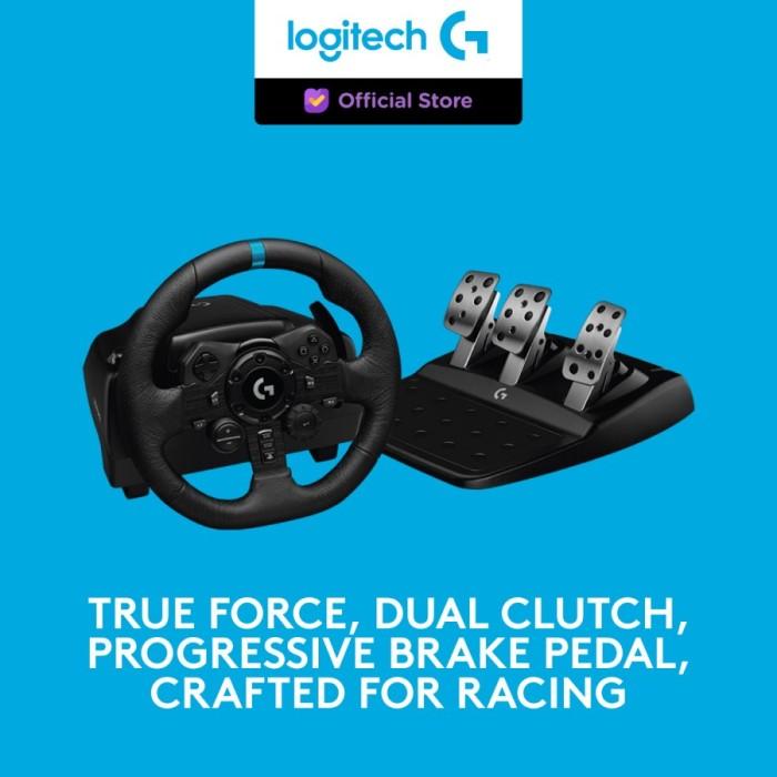 Promo Logitech G923 True Force Steering Wheel and Pedals for PC, PS4 ...