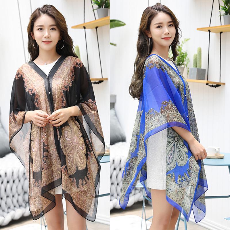 Sun Protection Shawl for Cycling Beach Multi-use Versatile Scarf ...