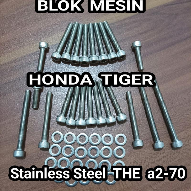 baut blok tiger baut L set stainless - Shop | Tokopedia