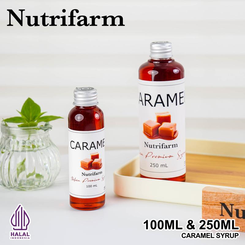 NUTRIFARM CARAMEL SYRUP PREMIUM UNTUK KOPI 100ML DAN 250ML - Shop ...