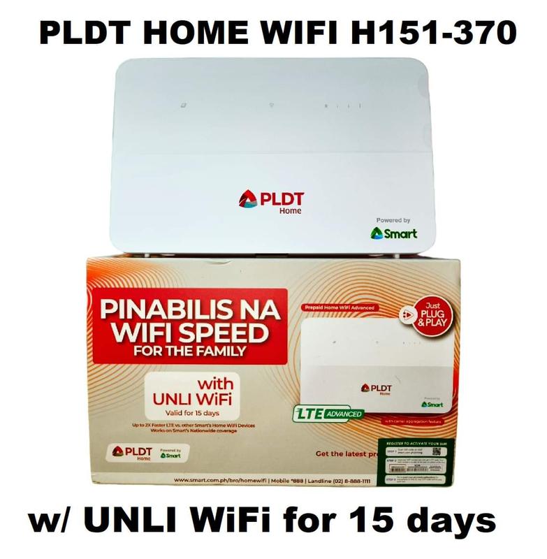 PLDT HOME WIFI H151-370 FREE UNLI WiFi valid for 15 days - TikTok Shop ...