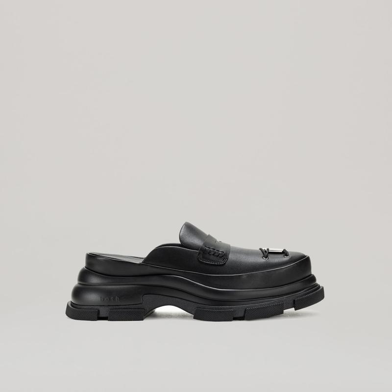 both - GAO EVA METAL LOGO MULE-BLACK - TikTok Shop Singapore