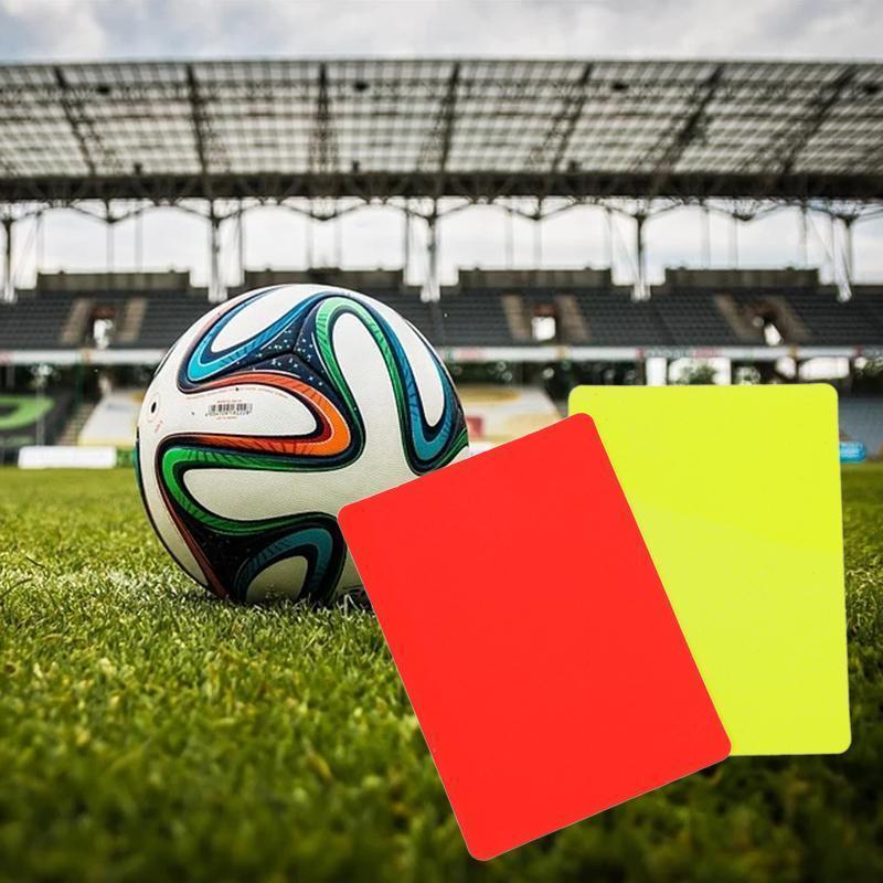 Pengadil Bola Sepak, Set 2 Keping, Kad Merah dan Kuning, Untuk - TikTok ...
