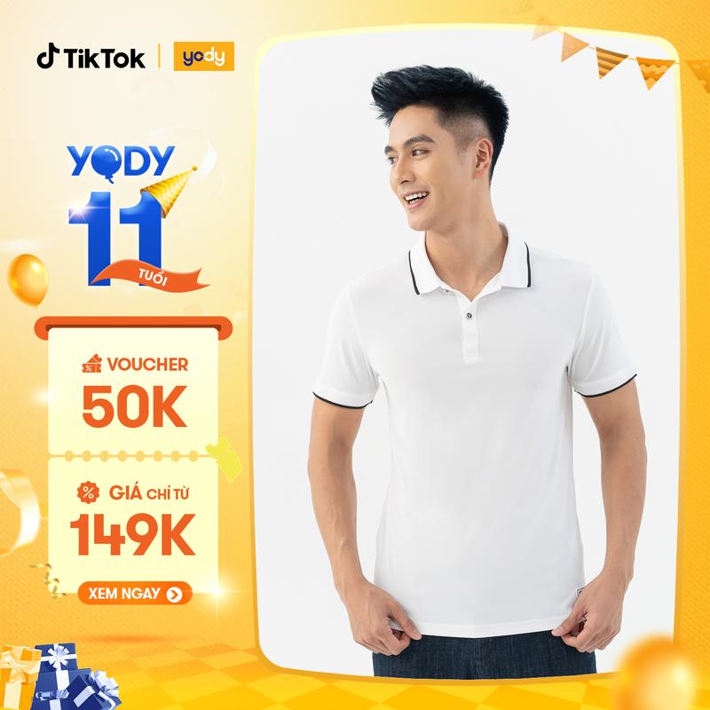 YODY Áo Polo Nam Airycool YODY Giữ Form Thoáng Mát Thấm Hút Thoát ...