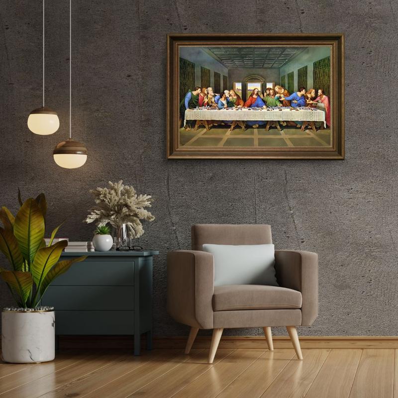 Scripture The Last Supper Poster Wall Home Decor Christian Catholic ...