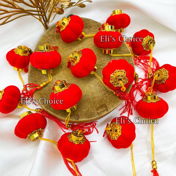 Promo [1 PCS] LAMPION BELUDRU MINI SINCIA IMLEK / GANTUNGAN LAMPION ...