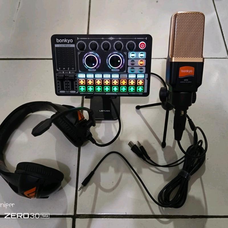 Sound card+ mic condensor - Shop | Tokopedia