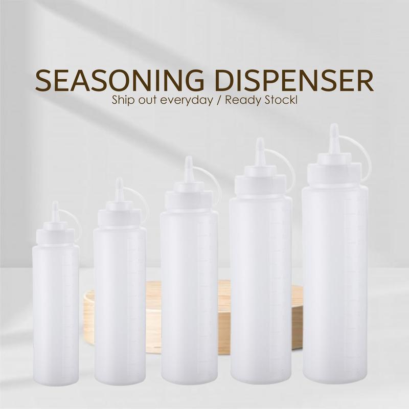 DR Large Square Sauce Squeeze Condiment Bottle Tube Botol Sos - TikTok ...