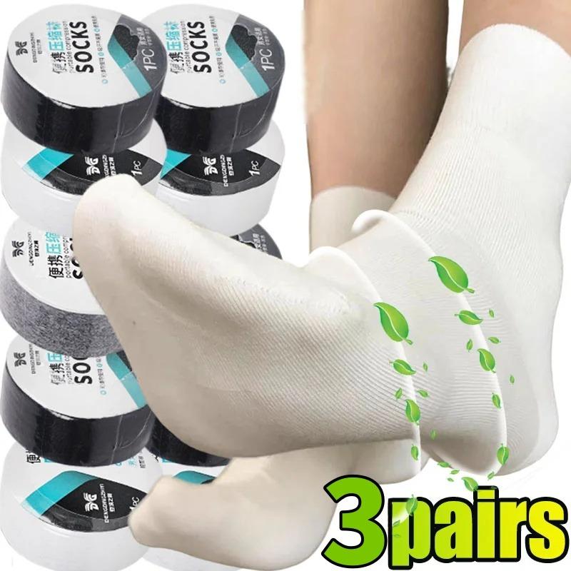 1/3Pairs Disposable Socks Outdoor Portable Compression Trave - TikTok ...