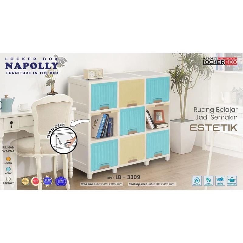 Lemari Plastik Locker Box Napolly Furniture - Shop | Tokopedia