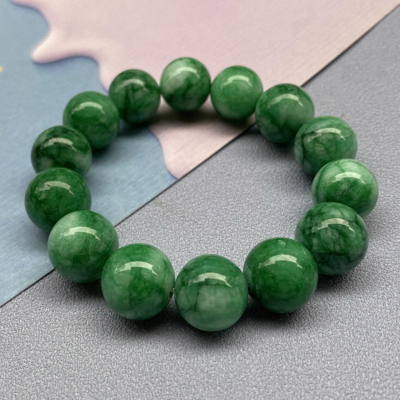 Gelang Jed, Kualiti Quartzite Hijau Kering, 14mm, untuk Lelaki - TikTok ...